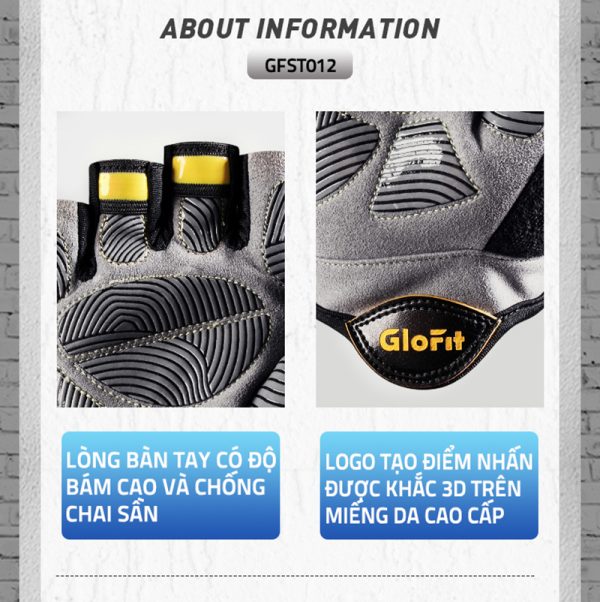 Bao Tay Tập Gym Glofit GFST012 - DRY | Gymgloves Glofit GFST012 - DRY ...