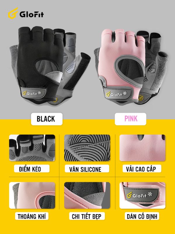 Găng Tay Tập Gym Glofit GFST001 - Ver 2.0 | Gymgloves Glofit GFST001 ...