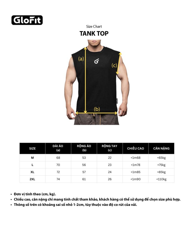 Áo Tanktop Glofit G-Pro Cotton 2 Chiều Co Giãn, Thể Thao, Thời Trang ...